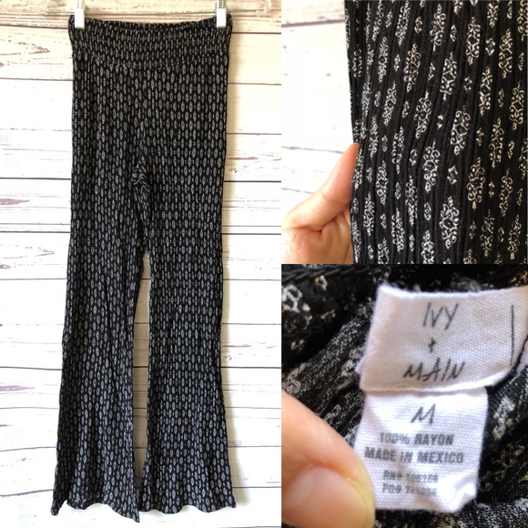 Ivy + Main | Pants & Jumpsuits | Ivymain Boho Palazzo Crinkled Pants ...